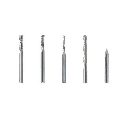 Snapmaker 5-Pack CNC Router Bit Set — Direct 3D Printers
